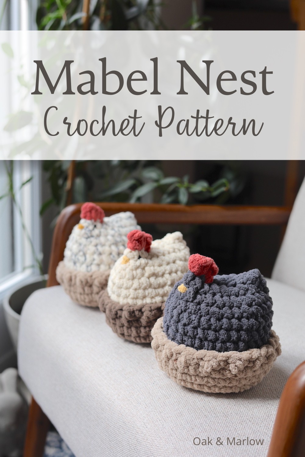 Mabel Nest Crochet Pattern - Oak and Marlow