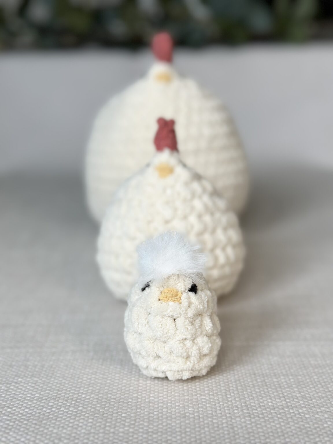 BUNDLE (3 SIZES)- Mabel Chicken™ CROCHET PATTERN - Oak and Marlow
