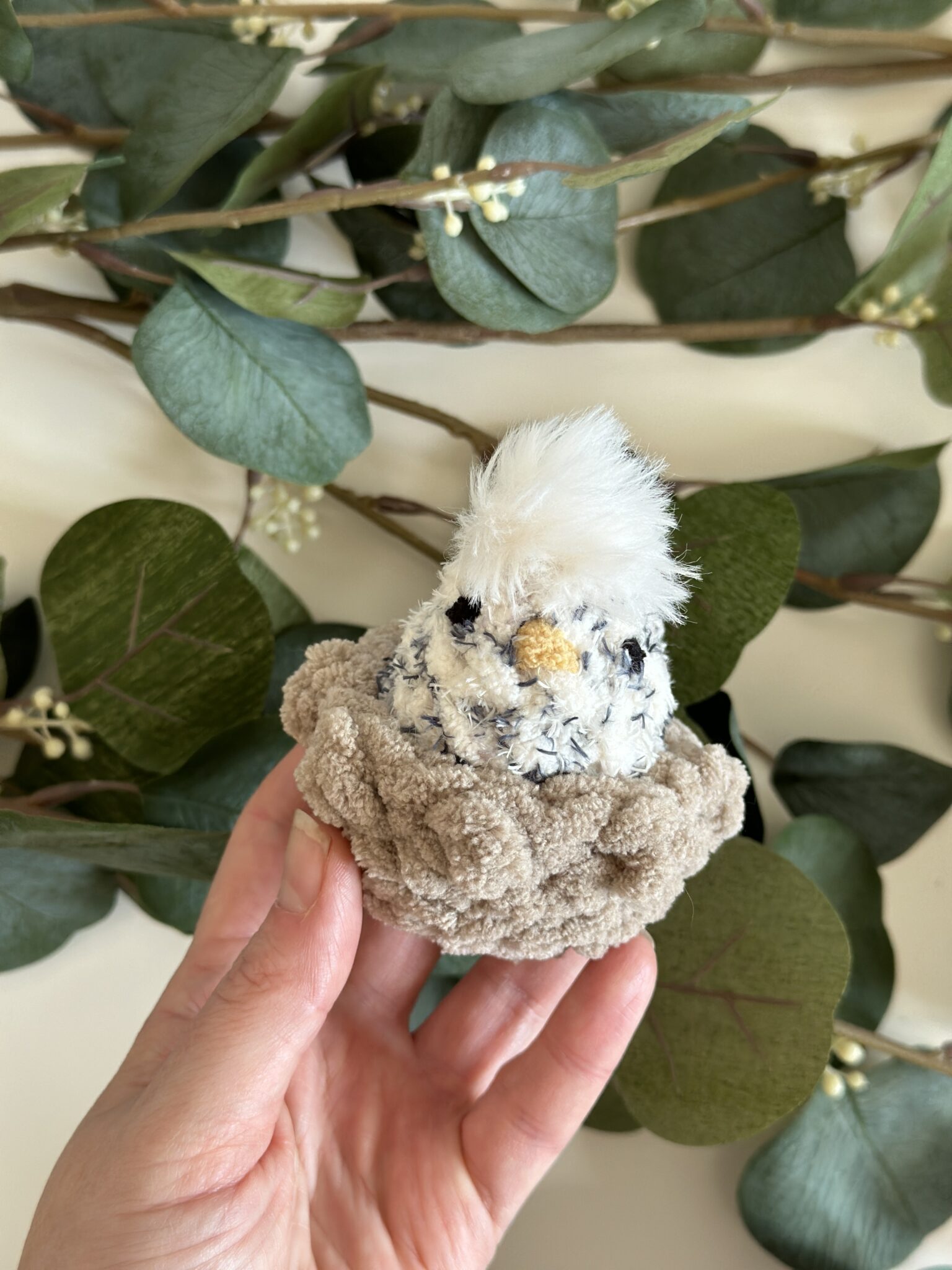 Mini Mabel Nest CROCHET PATTERN (Mini Chicken NOT included) - Oak and ...