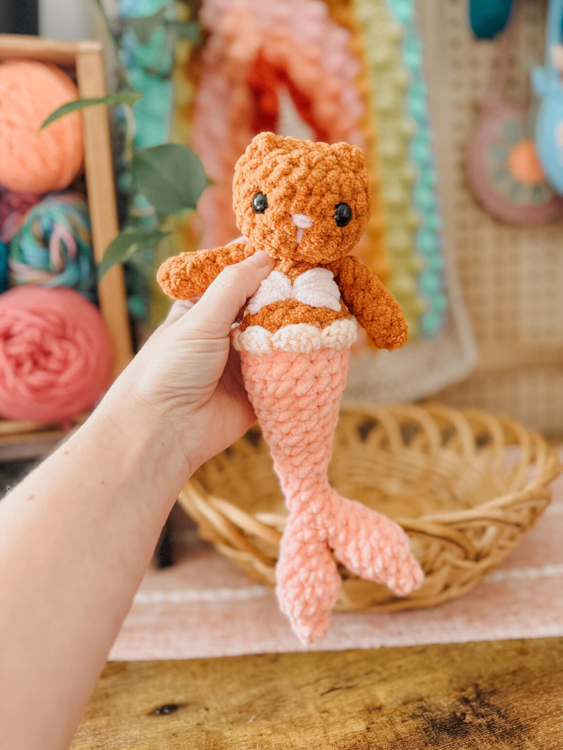 Fable Collection Mer-Kitty Crocheted Modification - Oak and Marlow