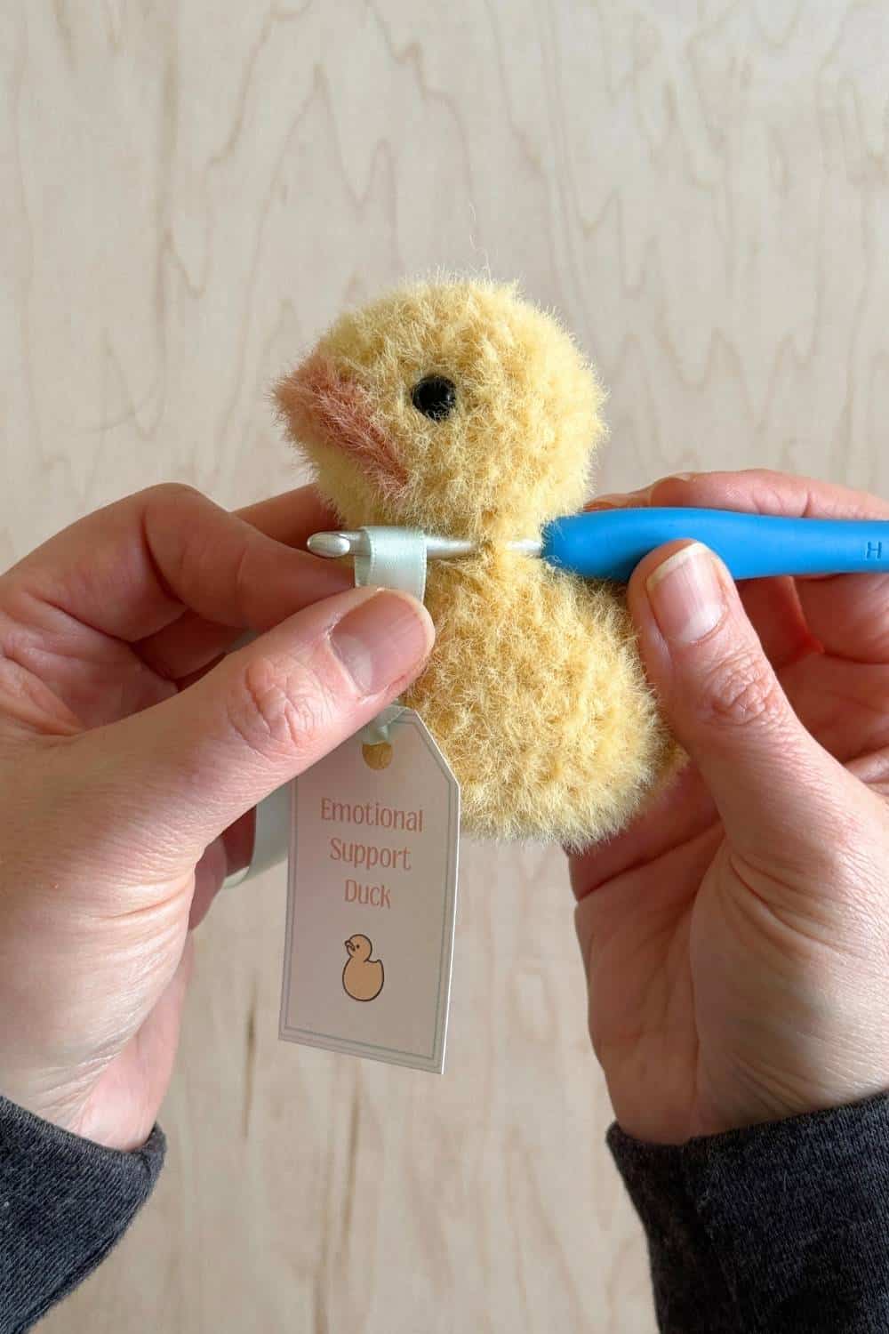 Crochet Desk Duck Pattern - Oak and Marlow