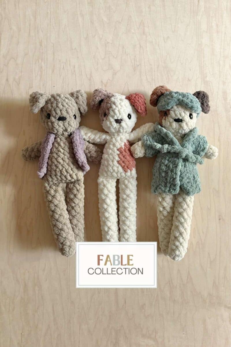 Marley Dog + Bedtime Bundle CROCHET PATTERN (Fable Collection) - Oak ...