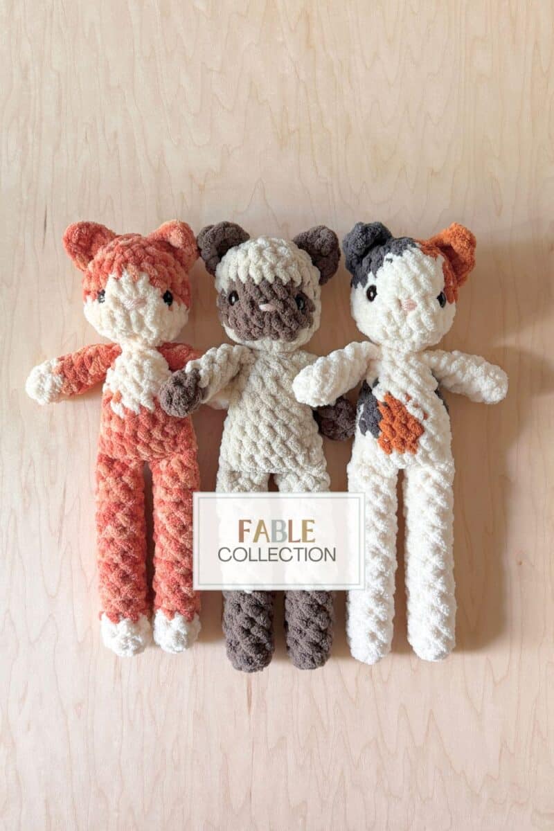 Tilly Cat + Bedtime Bundle CROCHET PATTERN (Fable Collection) - Oak and ...